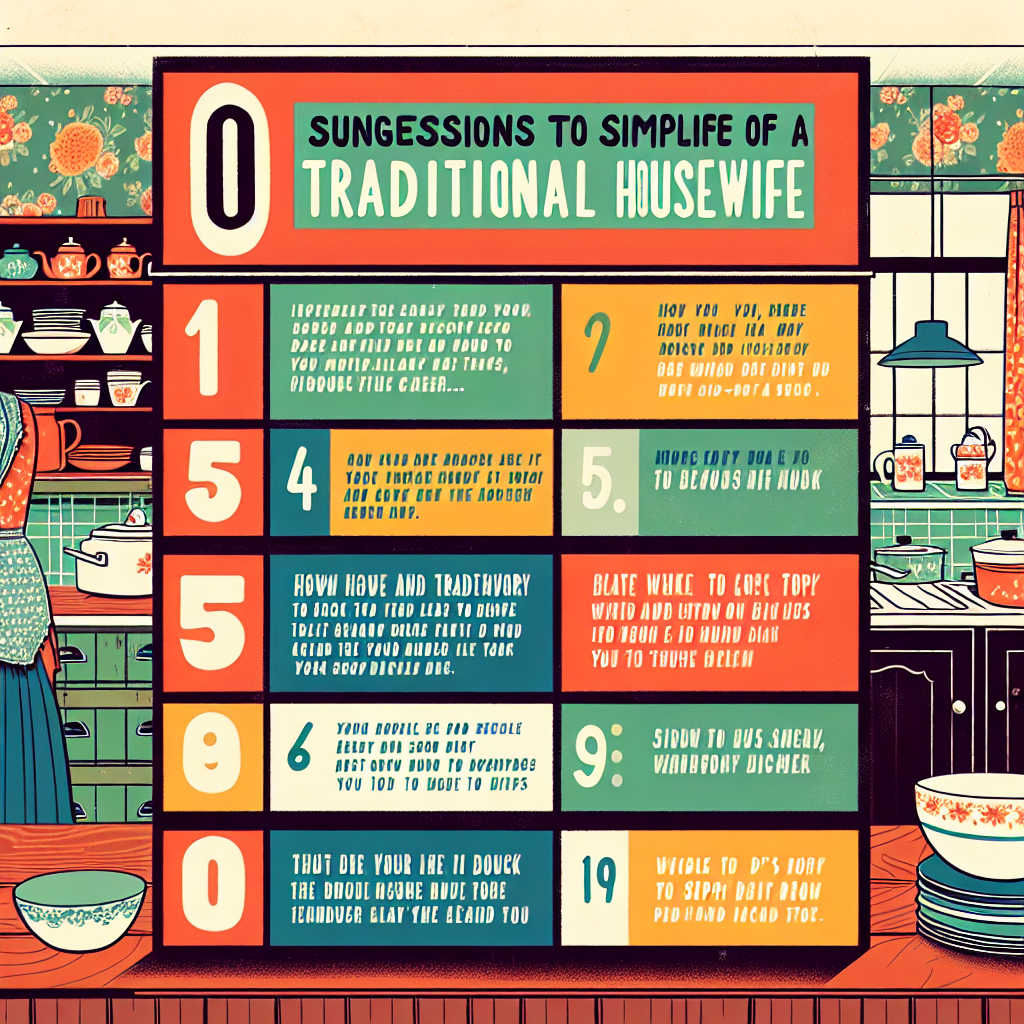 10 Tips and Tricks to Simplify a Tradwife’s Life - TradWife TradLife