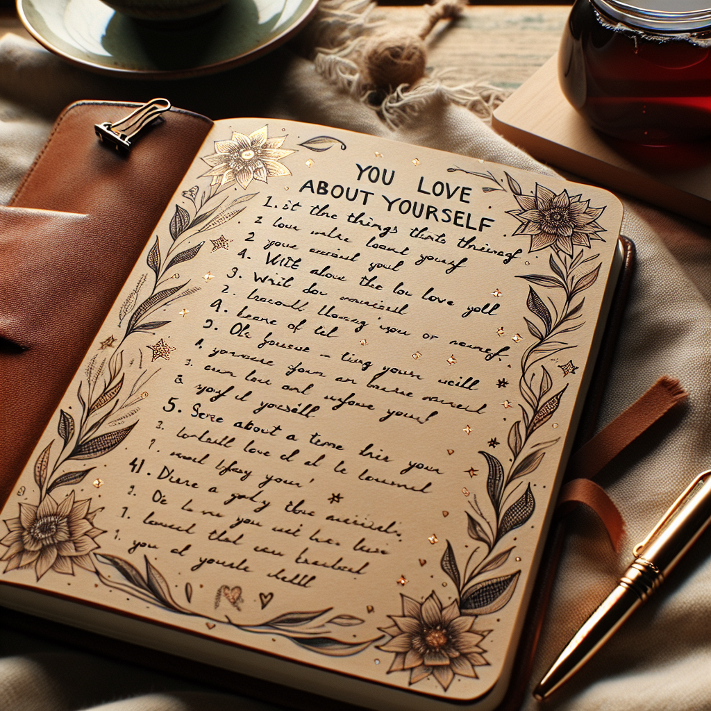 Self Love Journal Prompts - TradWife TradLife