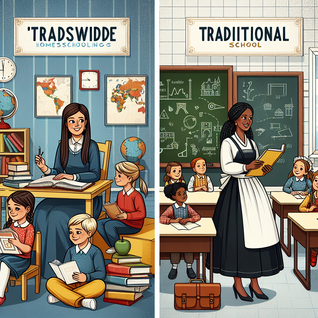 Tradwife Homeschooling vs. Traditional School - TradWife TradLife